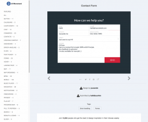 デザイナーならみておきたい！UIデザインを集めたサイト UI Movement | さんぽずかん